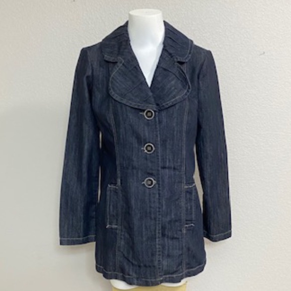 Baccini | Jackets & Coats | Baccini 9s Denim Jacket Size Small | Poshmark